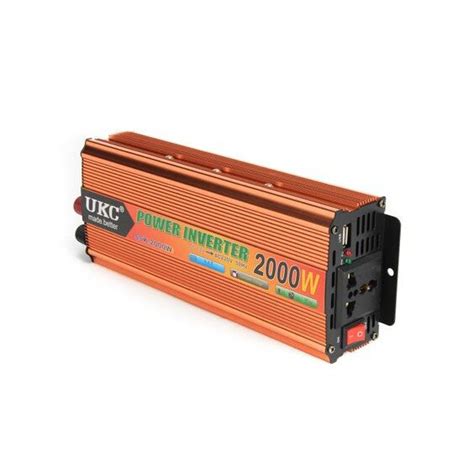 Инвертор на напрежение Ukc Automat преобразувател 12v Dc 220v Ac 2000w Emag Bg