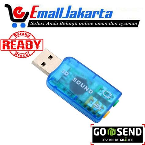 Jual Sound Audio Controller Usb Soundcard Adapter Mic And Speaker
