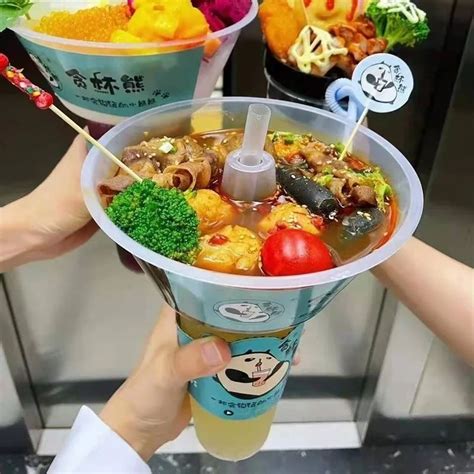 Jual Cup Sasa 2in1 Snack Tray Bowl Cup Satuan Gelas Thinwall Cup