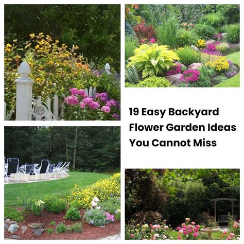 19 Easy Backyard Flower Garden Ideas You Cannot Miss SharonSable