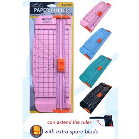 Jual V Tec Paper Cutter Pc 3814 F4 A4 B4 B5 Pemotong Kertas Ruler