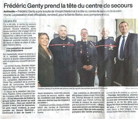 Frédéric Genty Prend La Tête Du Centre De Secours Blog