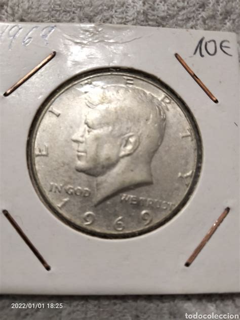 Moneda medio dólar kennedy plata de 1969 Vendido en Subasta 309988638