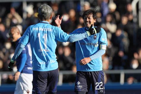 松井大輔は引退試合で7点、カズと名コンビ 駒野pk決めた サンスポ