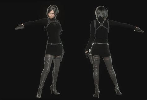 生化危机4重制版艾达的默认黑色服饰MOD电脑版下载 叽哩叽哩游戏网ACGG站