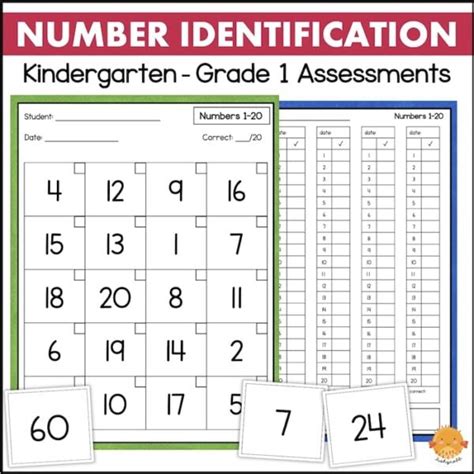 Number Identification Assessments Numbers To 120 Progress Monitoring