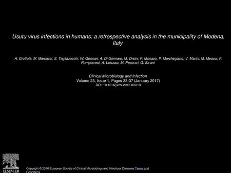 Usutu Virus Infections In Humans A Retrospective Analysis In The