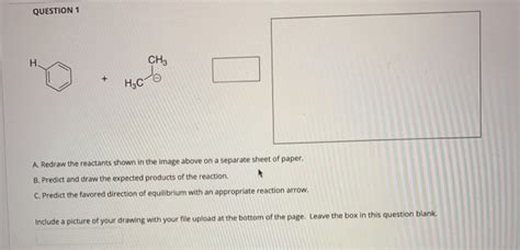 solved question 1 ch3 haco a redraw the reactants shown