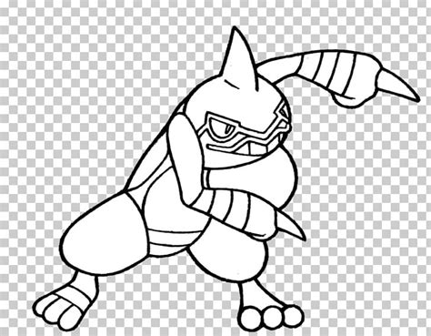 Pokemon Toxicroak Coloring Pages