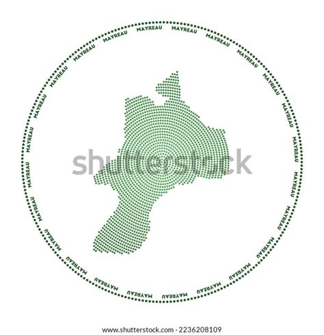 Mayreau Round Logo Digital Style Shape Stock Vector Royalty Free Shutterstock