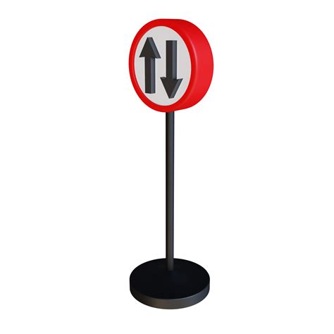 3d Render Illustration Street Sign 11794138 Png