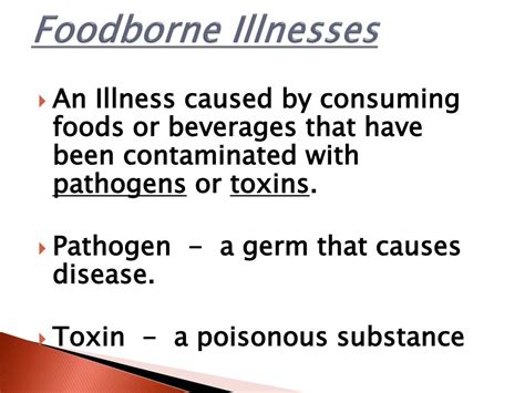 Ppt Foodborne Illnesses Powerpoint Presentation Free Download Id