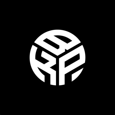 BKP Letter Logo Design On Black Background BKP Creative Initials Letter Logo Concept BKP