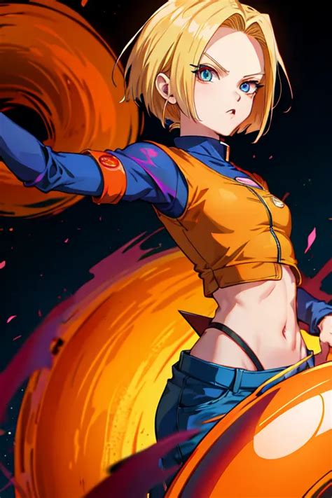 Ai Android 18 V92 By Wallpaperzero On Deviantart
