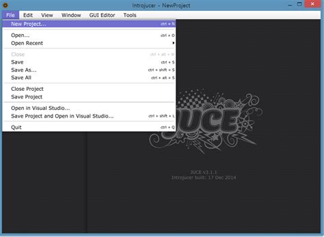 Juce Library 설치 및 프로젝트 생성 Juce Cross Platform C Library 무료 프로그램 제작