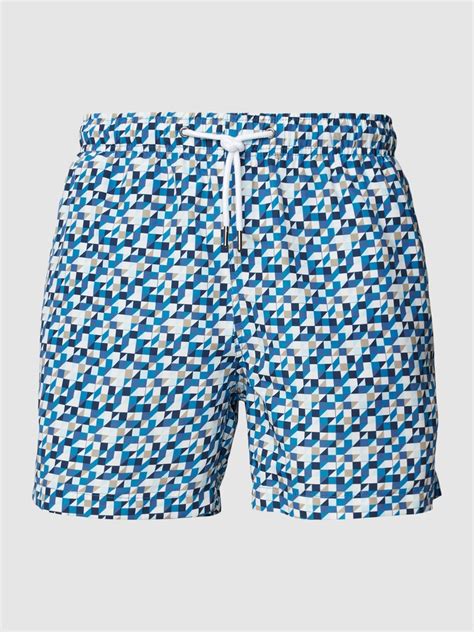 MCNEAL Badehose Mit Allover Muster Blau Online Kaufen