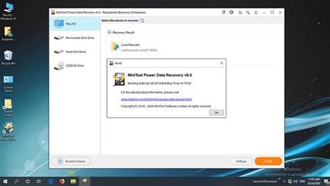 نرم افزار بازیابی اطلاعات برای ویندوز Minitool Power Data Recovery