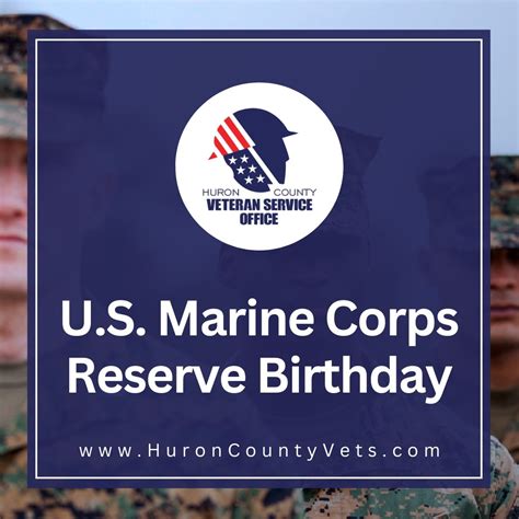 Marine Corps Reserve Birthday — Huron County Veterans Services Office