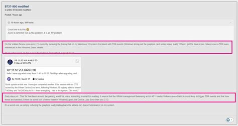 Device Loss Error Log Attached XP11 Technical Support Cubby S