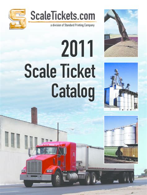Scale Ticket Catalog Form Fill Online Printable Fillable Blank Pdffiller