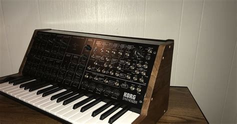 MATRIXSYNTH Korg MS Mini W Custom Wood Sides SN
