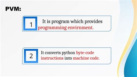 Python Virtual Machine Concept Nkavithapptx Programming Languages Computing