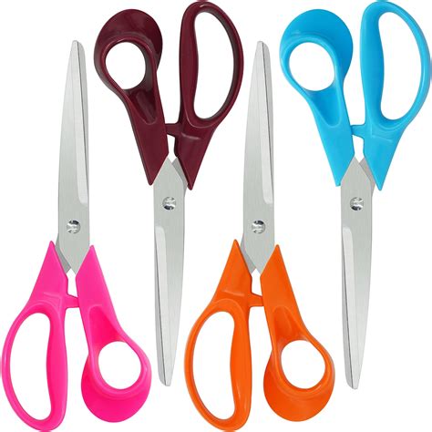 Scissors Hnncugty 8 Scissors All Purpose Bulk Set Of 6