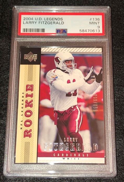 Upper Deck Nfl Legends Rookie Larry Fitzgerald Rc For Sale Online Ebay