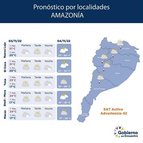 Inamhi On Twitter Pronósticonacionalec 🇪🇨 Pronóstico Del Tiempo