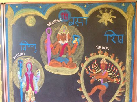 Brahma Vishnu E Shiva INDIA IV V 2017 Waldorf Teaching Waldorf