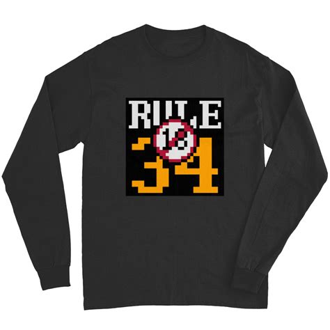 Rule 34 Pixel Art Long Sleeves