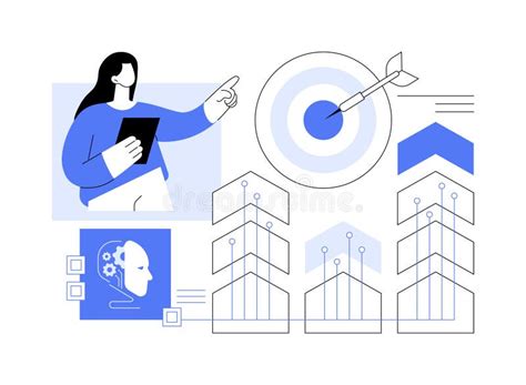 Ai Analyzed Market Trends Abstract Concept Vector Illustration Stock Vector Illustration Of