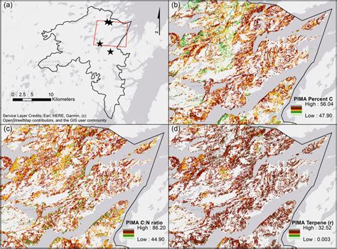 Example Of Spatially Explicit Foliar Esp Trait Distribution Models In Download Scientific