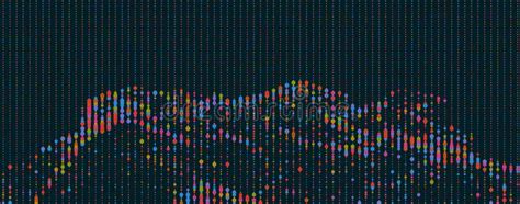 Big Genomic Data Visualization Agct Vector Illustration Stock Vector