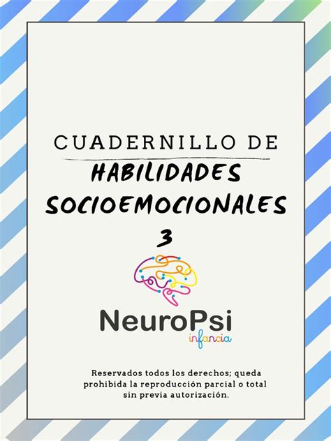 Cuadernillo De Habilidades Socioemocionales 3 Pdf Pdf Toma De