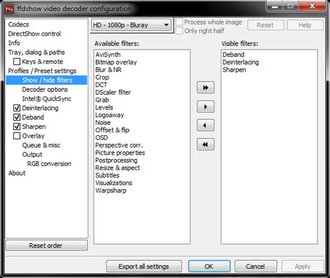 MPC HC ffdshow Avisynth Ezoden TUTO Traitement Vidéo Video Son FORUM HardWare fr