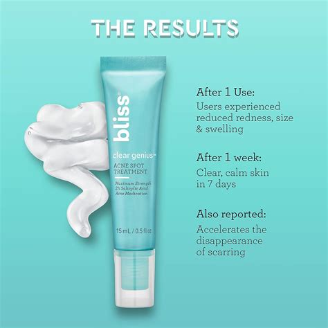 Bliss Clear Genius Kit Face Wash Toner Serum Acne Spot Treatment