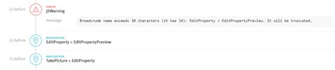 Breadcrumb 30 Characters Limit And Warning In Production · Issue 417