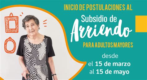 Postula Al Subsidio De Arriendo Para Adultos Mayores Portal Ciudadano