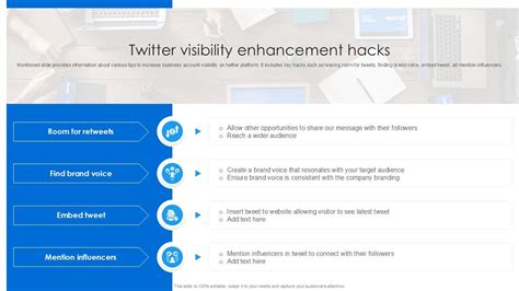 Twitter Visibility Enhancement Hacks Leveraging Twitter Algorithm Ppt