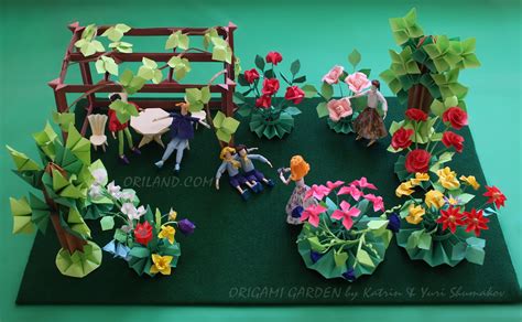 Origami Garden Scene Flickr