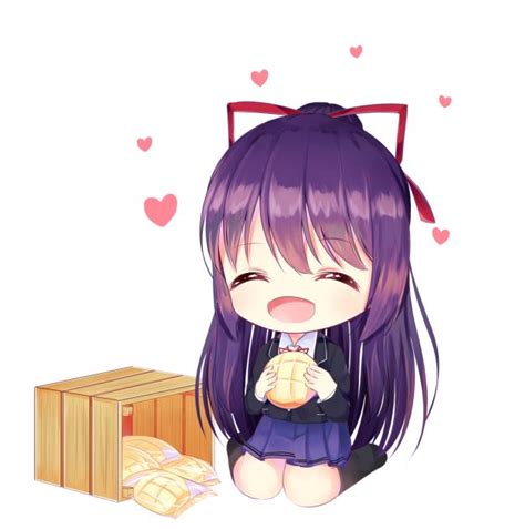 Chibi Tohka Eating R Thechurchoftohka