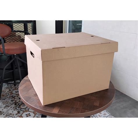 Jual Box File Kardus Arsip Besar Uk 42x35x30 Cm Box File Dokumen Shopee Indonesia