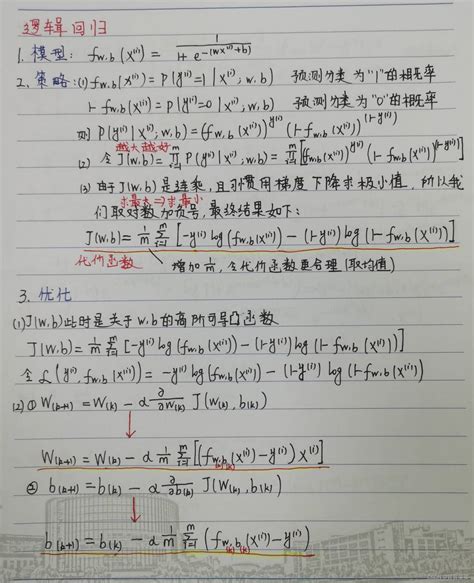 机器学习（14） 逻辑回归（含手写公式、推导过程和手写例题）逻辑回归例题 Csdn博客