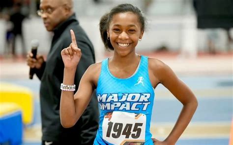13 Year Old Melanie Doggett Can Easily Challenge Pros Claims Usa Track