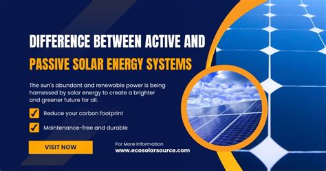 Difference Between Active And Passive Solar Energy Systems Best Guide