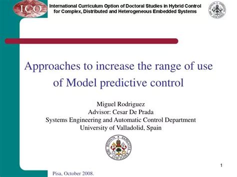 ppt approaches to increase the range of use of model predictive