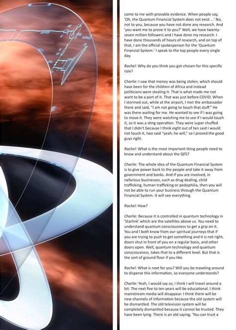 The Quantum Financial System According To Charlie Ward George Magazine