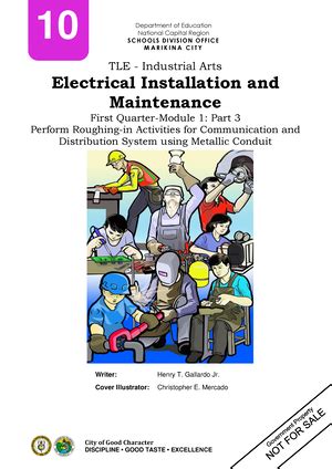 TLE EIM 9 Q1 M9 TLE MAINTENANCE Technology And Livelihood Education
