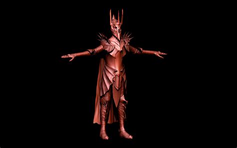 Lord Sauron 3d Model Image The Battle For Middle Earth Reforged Mod
